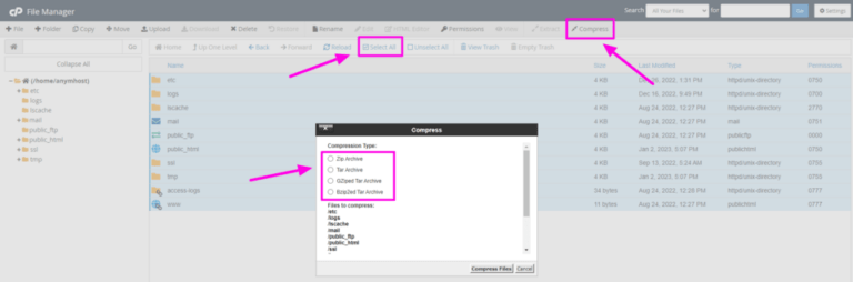 Panduan Penggunaan File Manager - AnymHost